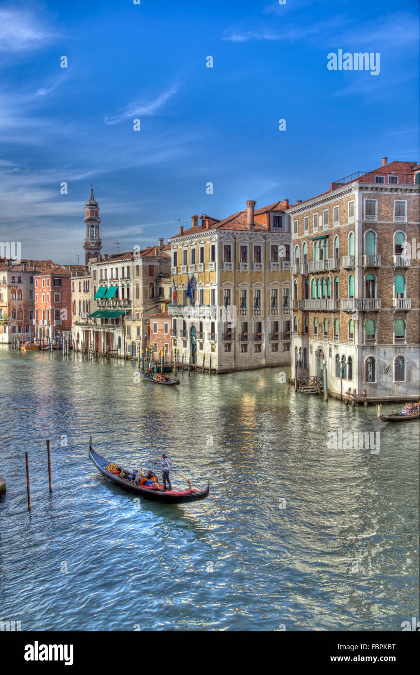 Gondola on the grand canal venice hi-res stock photography and images ...