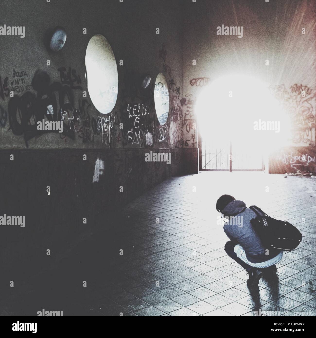 Woman backlit rear view hi-res stock photography and images - Alamy