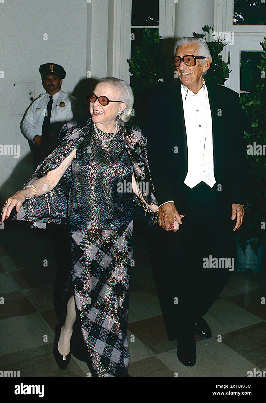 Washington, DC., USA, 13th June, 1994 Lewis Wasserman and wife Edie ...