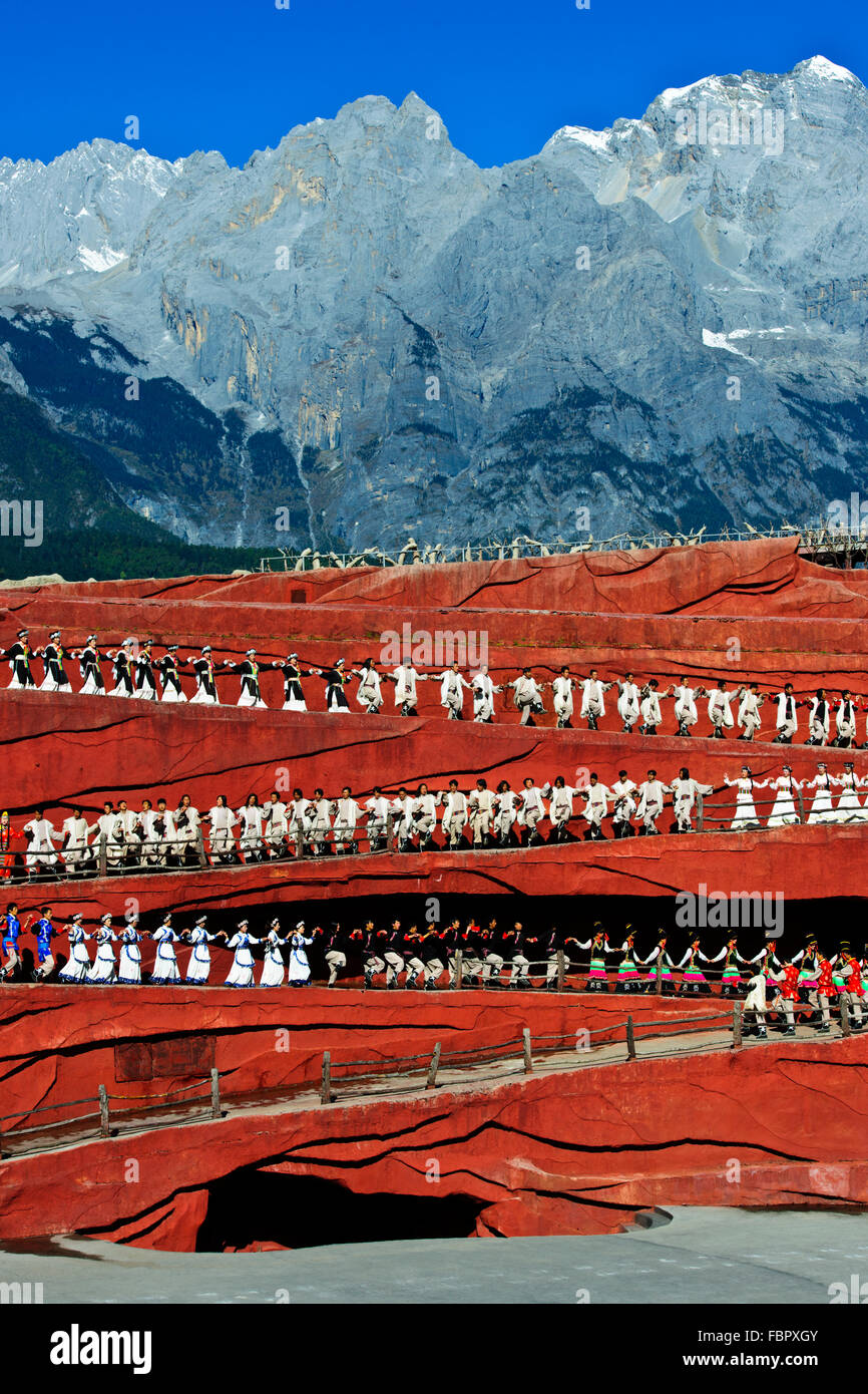 Jade Dragon Snow Mountain,Ethnicity show designed by Mr Li Jing Yenxung ...