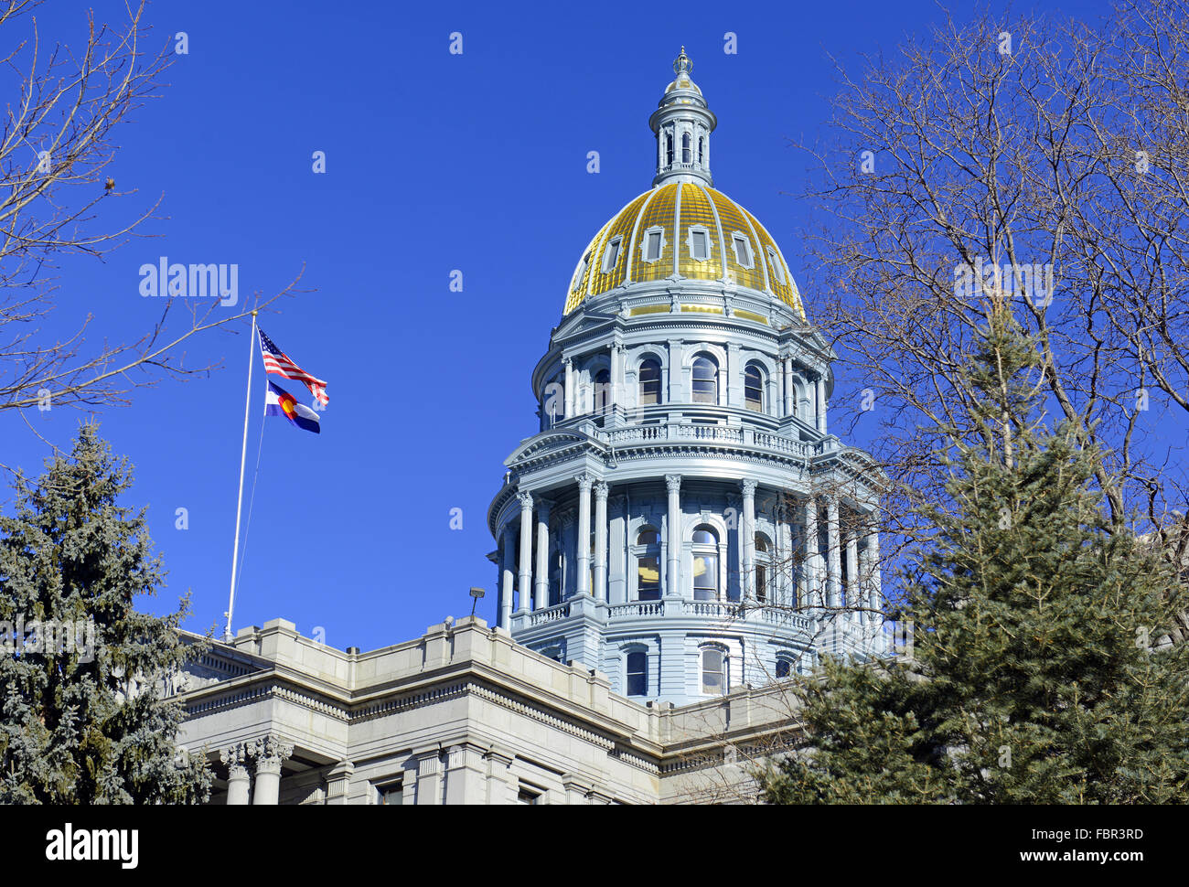 Colorado State Capitol Building, home of the General Assembly, Denver ...