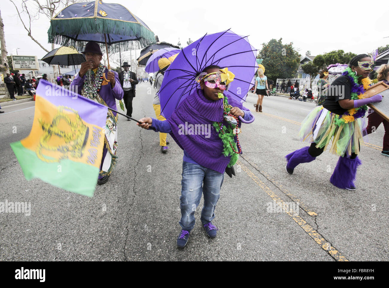 Los Angeles, California, USA. 18th Jan, 2016. Dancers perform during ...