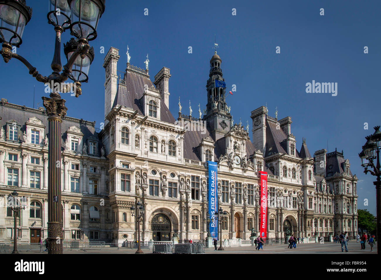 The grand Hotel de Ville (Built 1628 - rebuilt 1892), Paris, Ile-de ...