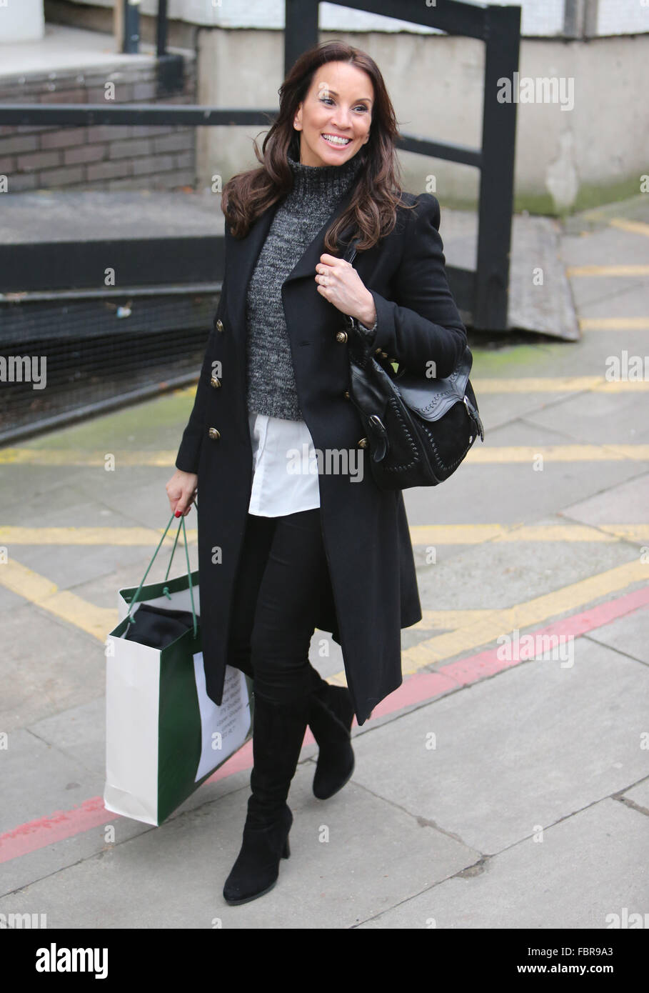 Andrea McLean outside ITV Studios Featuring: Andrea McLean Where ...