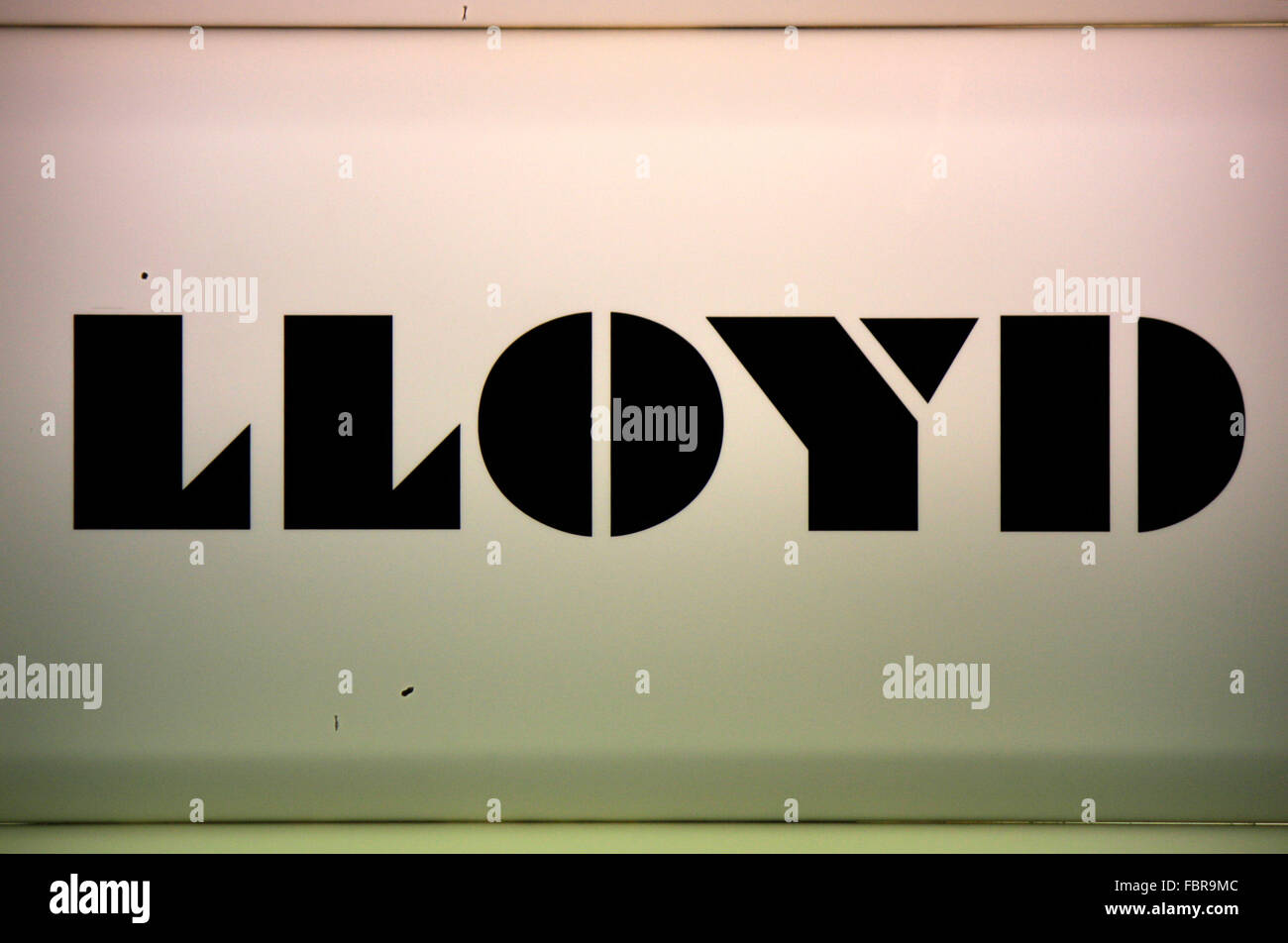 Lloyd logo hi-res stock photography and images - Alamy