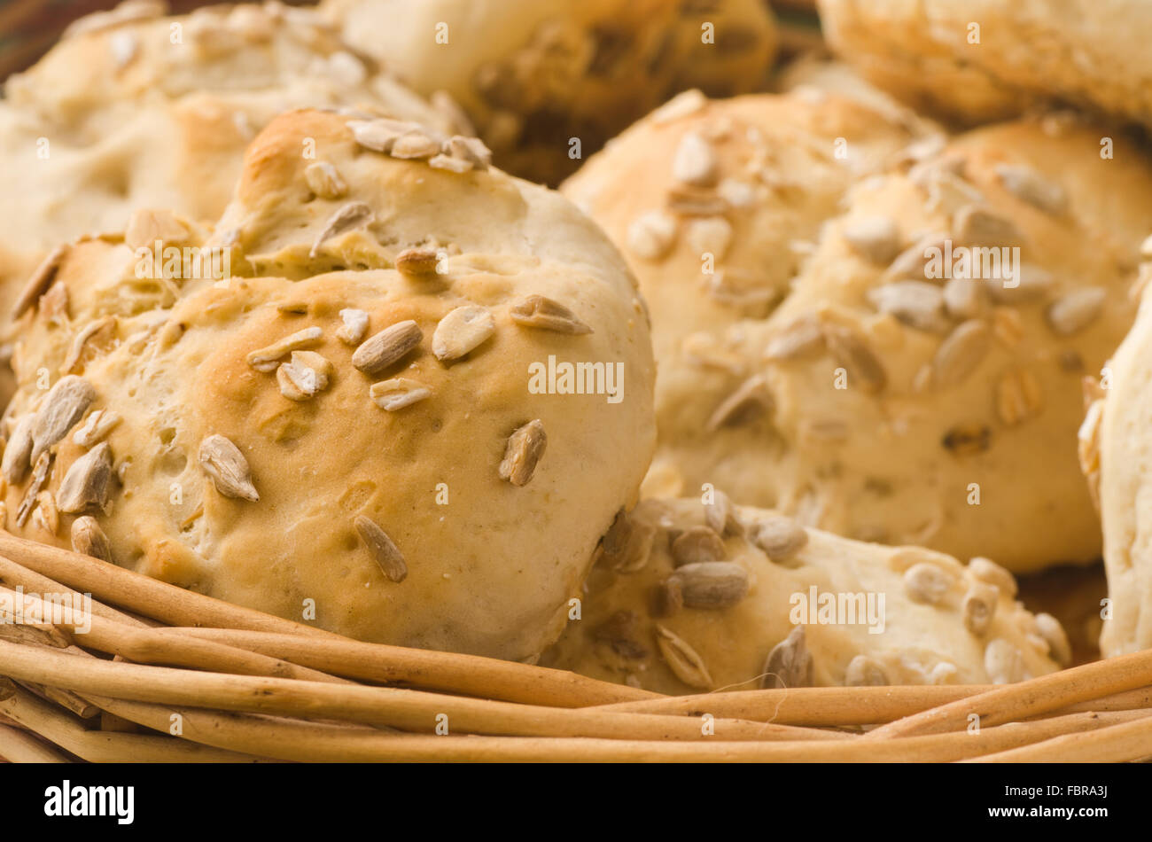 group of healthy homemade buns Stock Photo - Alamy