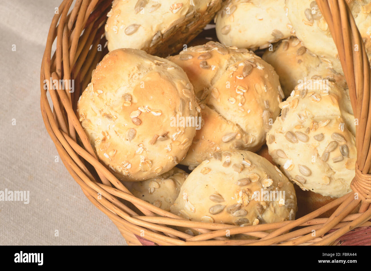group of healthy homemade buns Stock Photo - Alamy