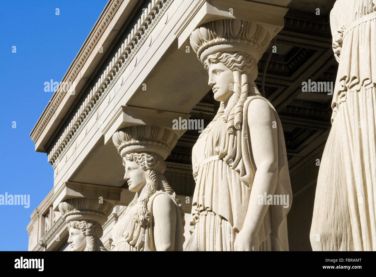 Caryatids at museum hi-res stock photography and images - Alamy
