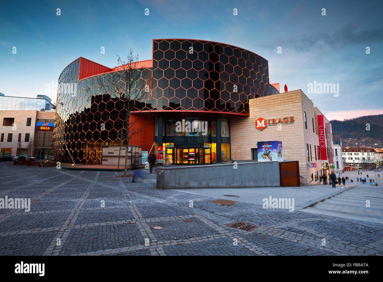 Square in the city of Zilina in central Slovakia Stock Photo - Alamy