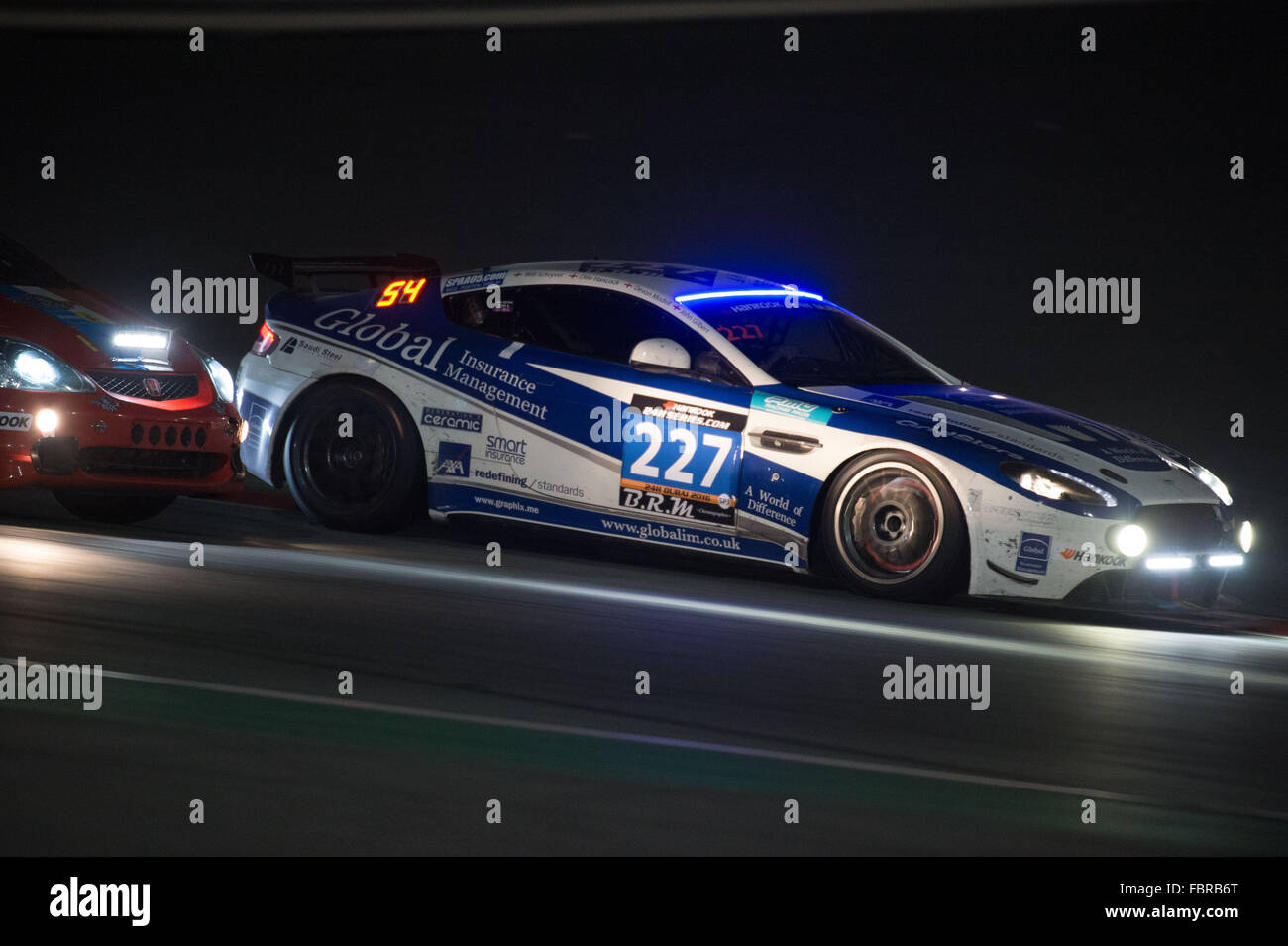 Aston Martin Vantage of Speedworks Motorsport on the track during the ...