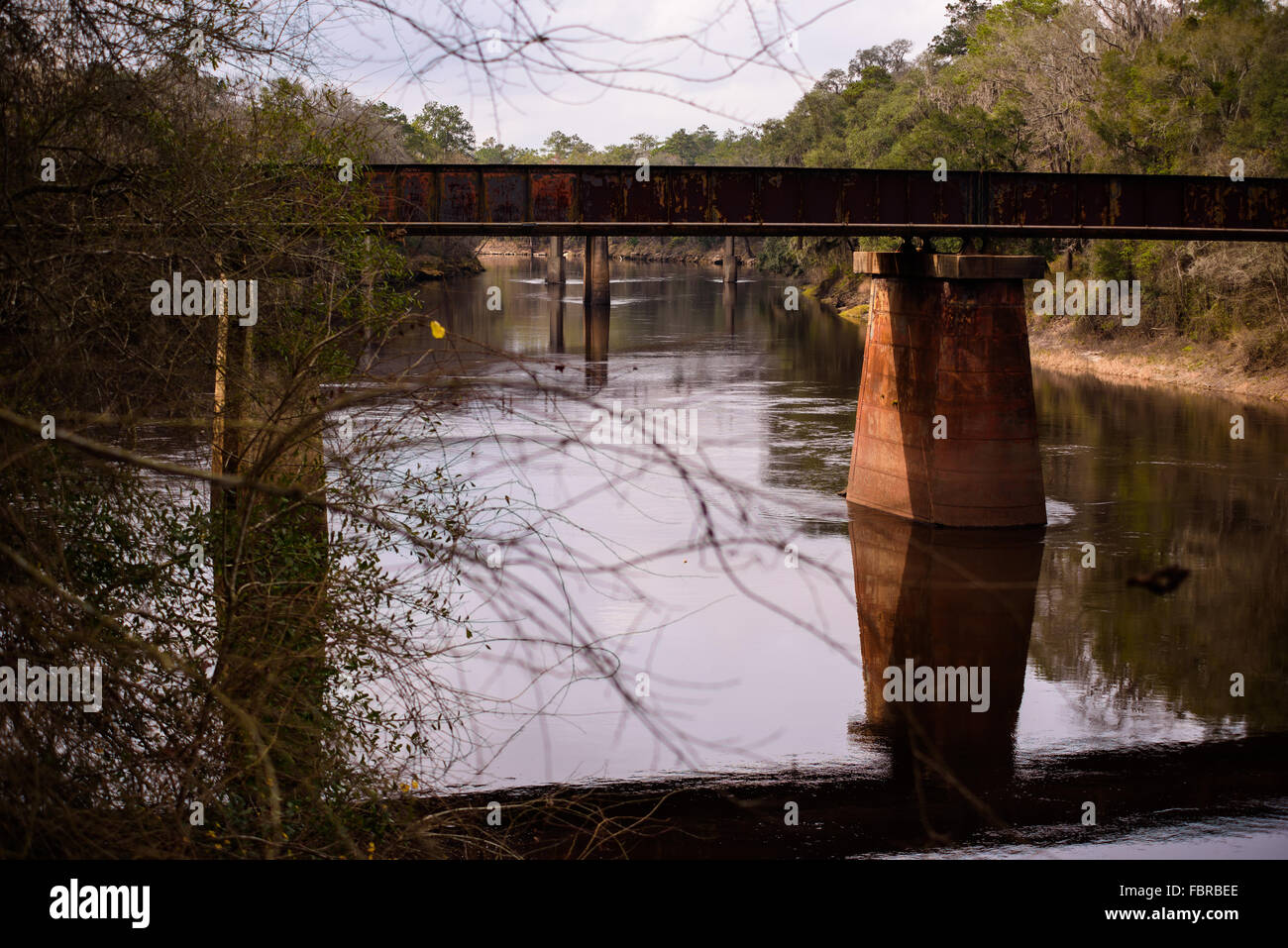 Beautiful landscape old railroad bridge hi-res stock photography and ...