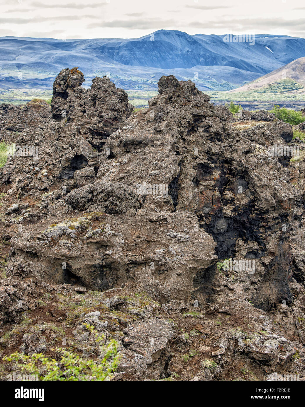 North Iceland, Iceland. 1st Aug, 2015. Detailed close-up of formations ...