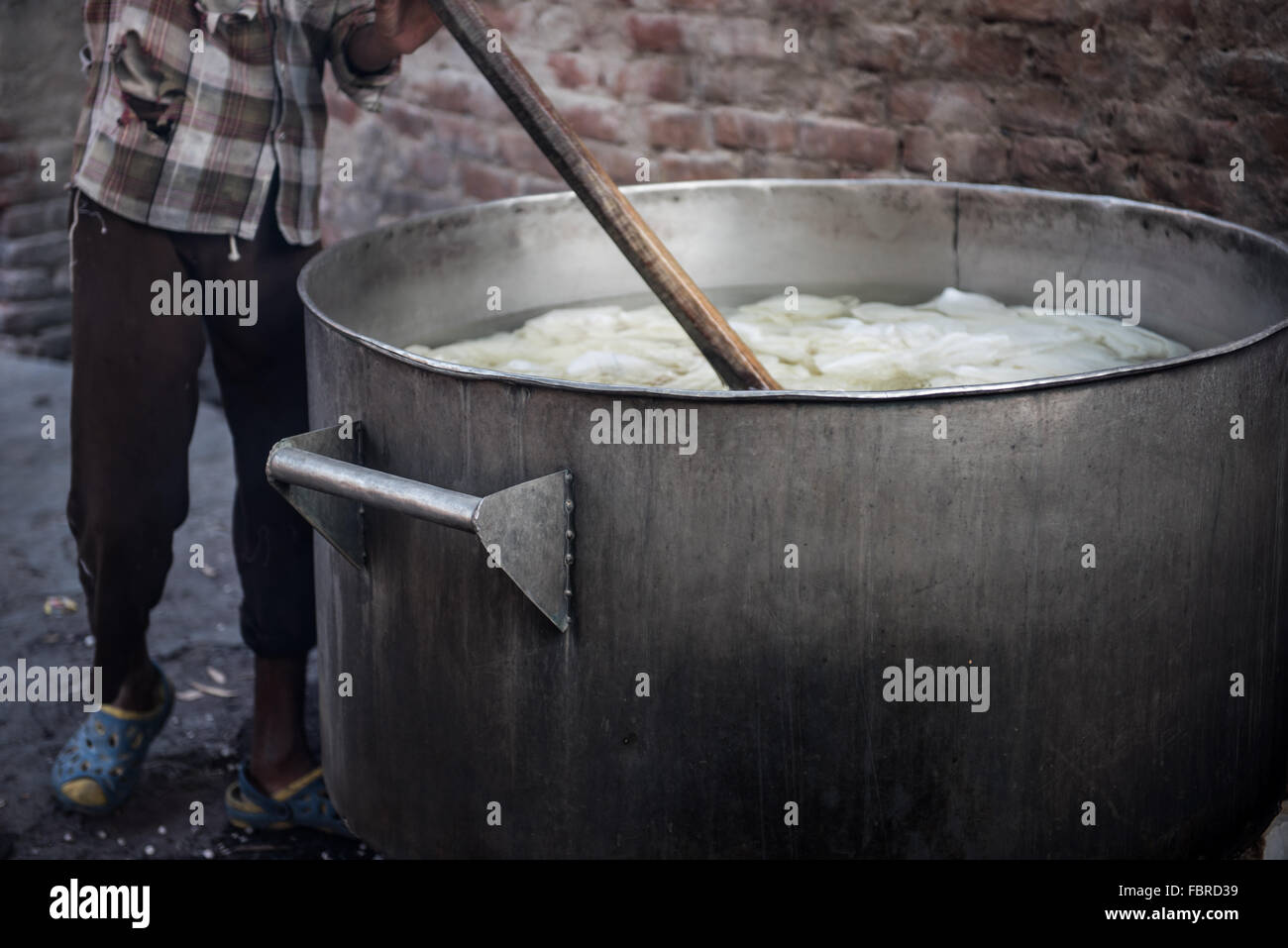 Clothes Being Washed Stock Photo - Alamy