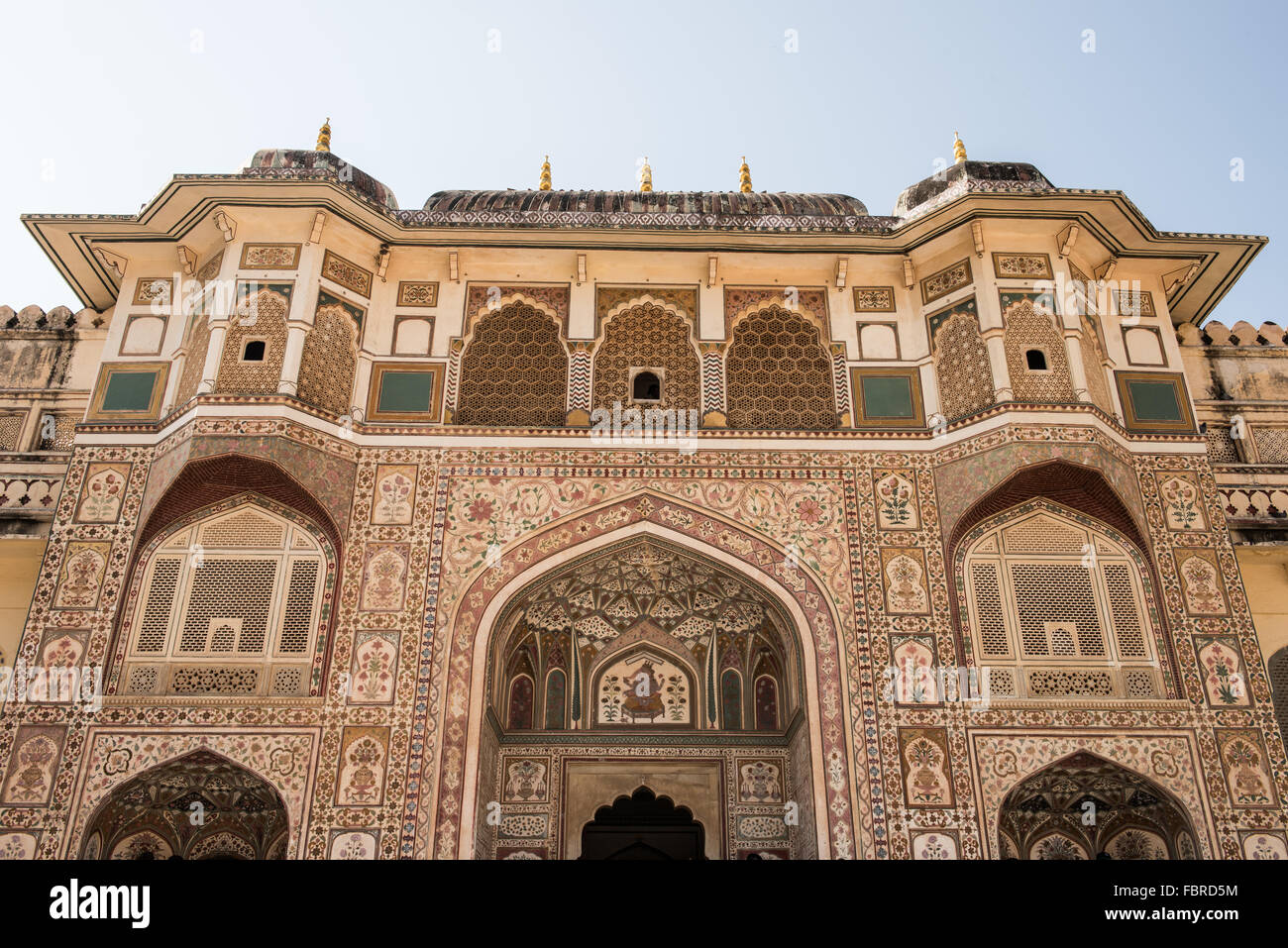 Ganesh Pol in Amber Fort Stock Photo - Alamy