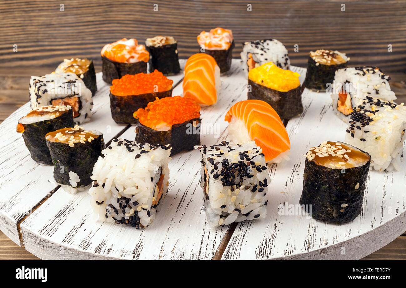 Food gourmet sushi set hi-res stock photography and images - Alamy