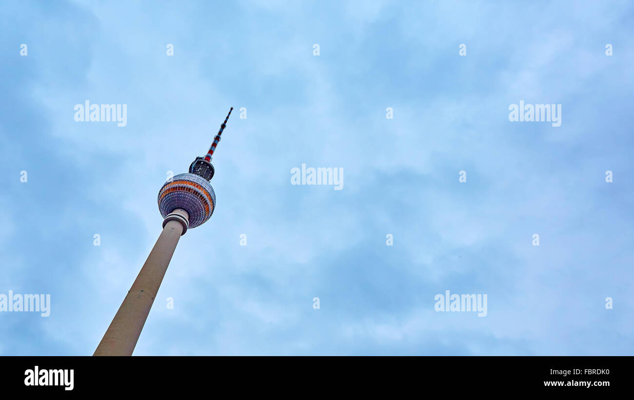 Aerial view big tv tower hi-res stock photography and images - Alamy