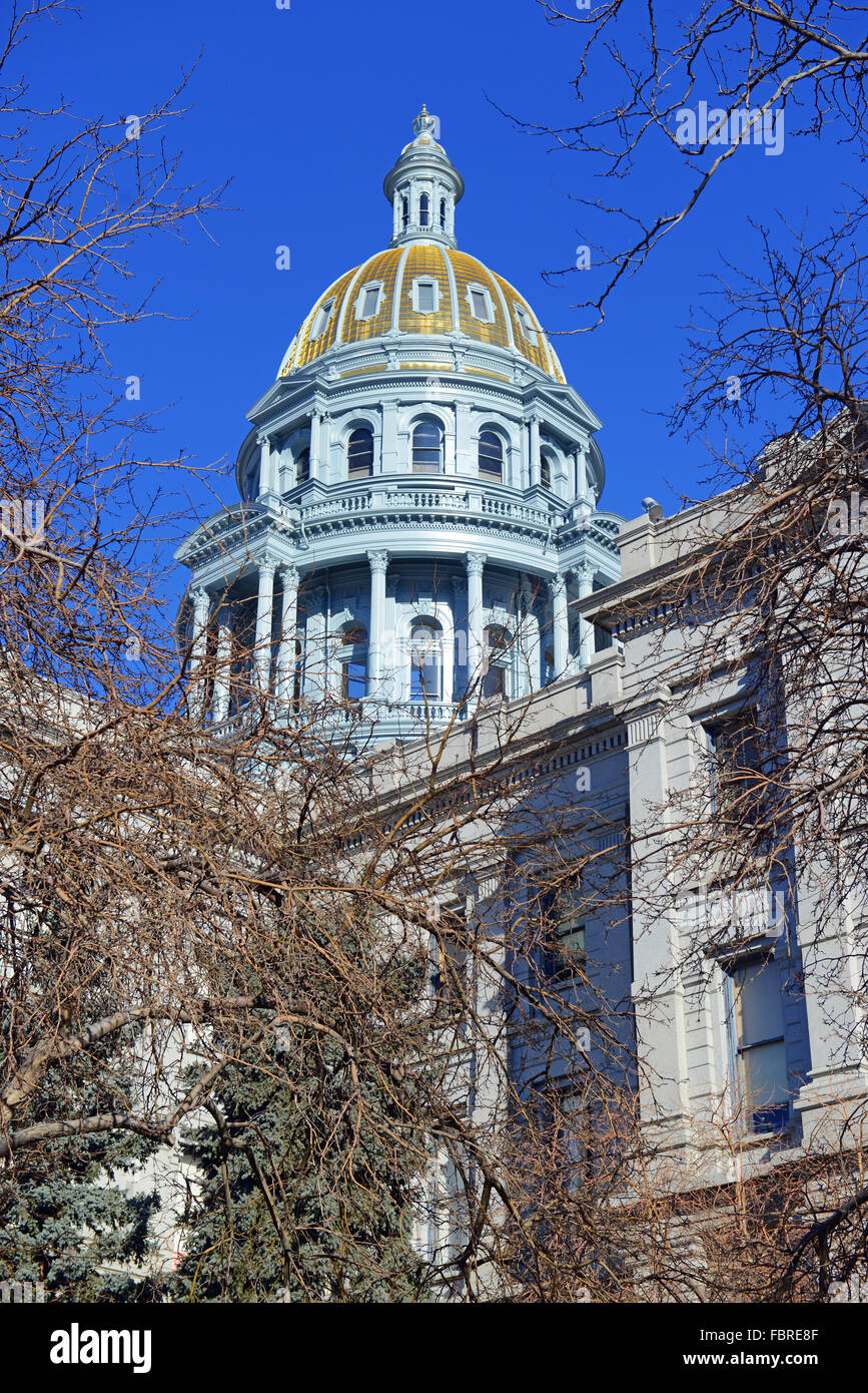 Colorado State Capitol Building, home of the General Assembly, Denver ...