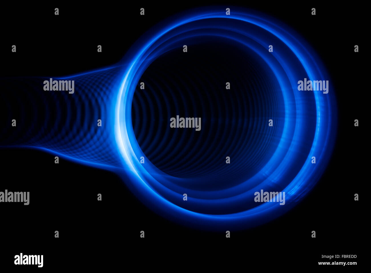 Sound waves in the dark Stock Photo - Alamy