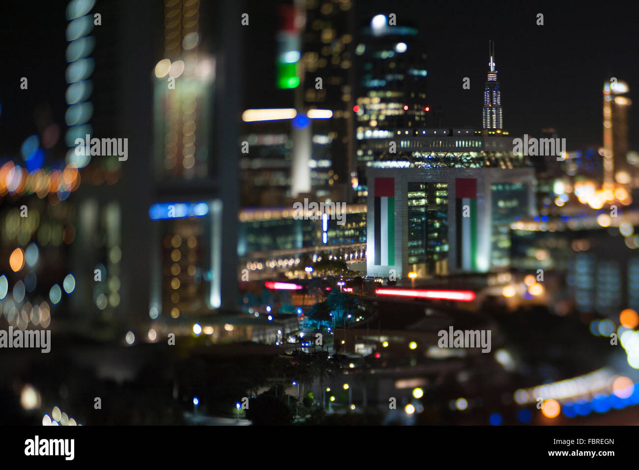 Aerial view emirates towers hi-res stock photography and images - Alamy