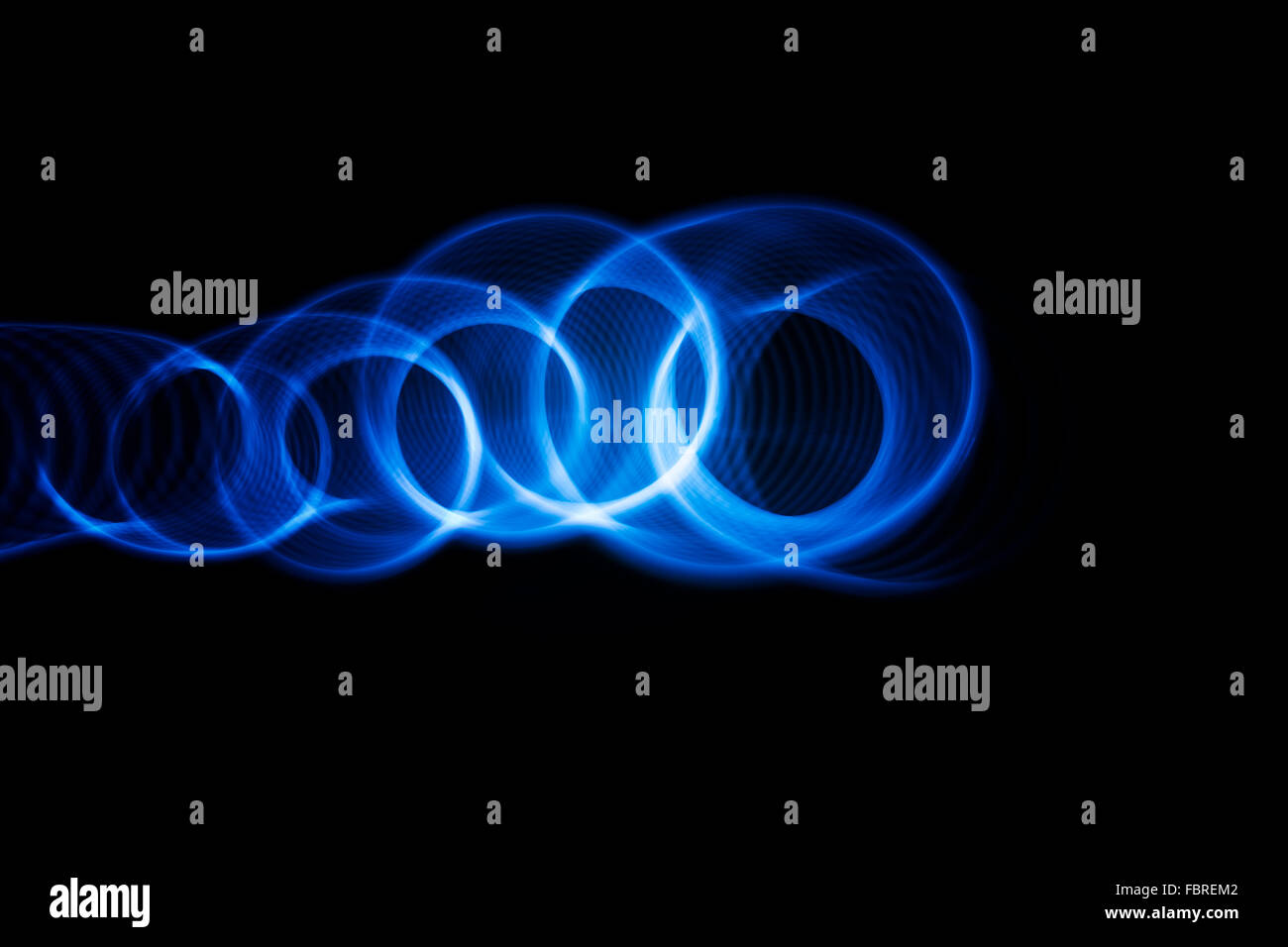 Sound waves in the dark Stock Photo - Alamy