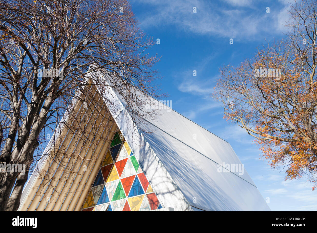 Shigeru ban cardboard cathedral hi-res stock photography and images - Alamy