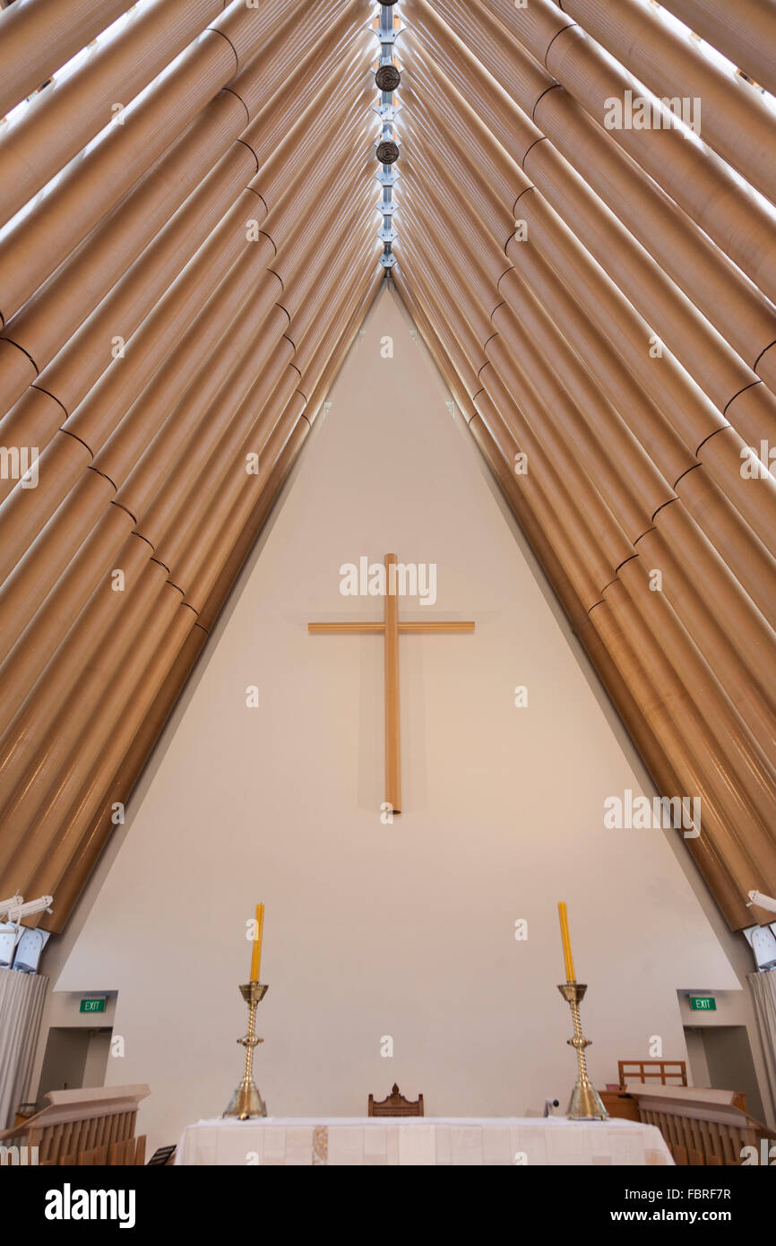 Cardboard cathedral ( designed by Shigeru Ban, Japan ) Christchurch ...
