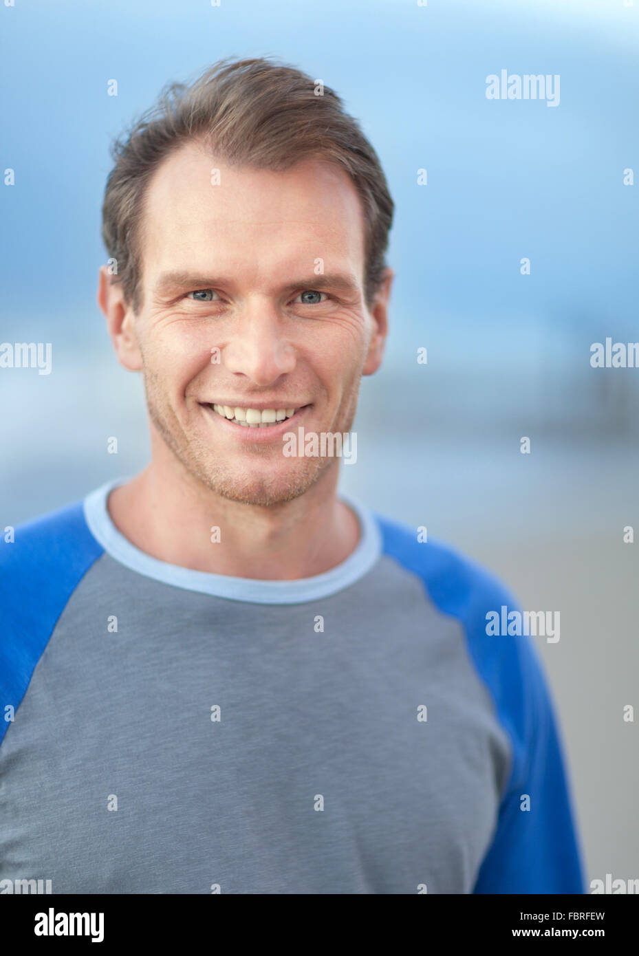 Man male smile hi-res stock photography and images - Alamy