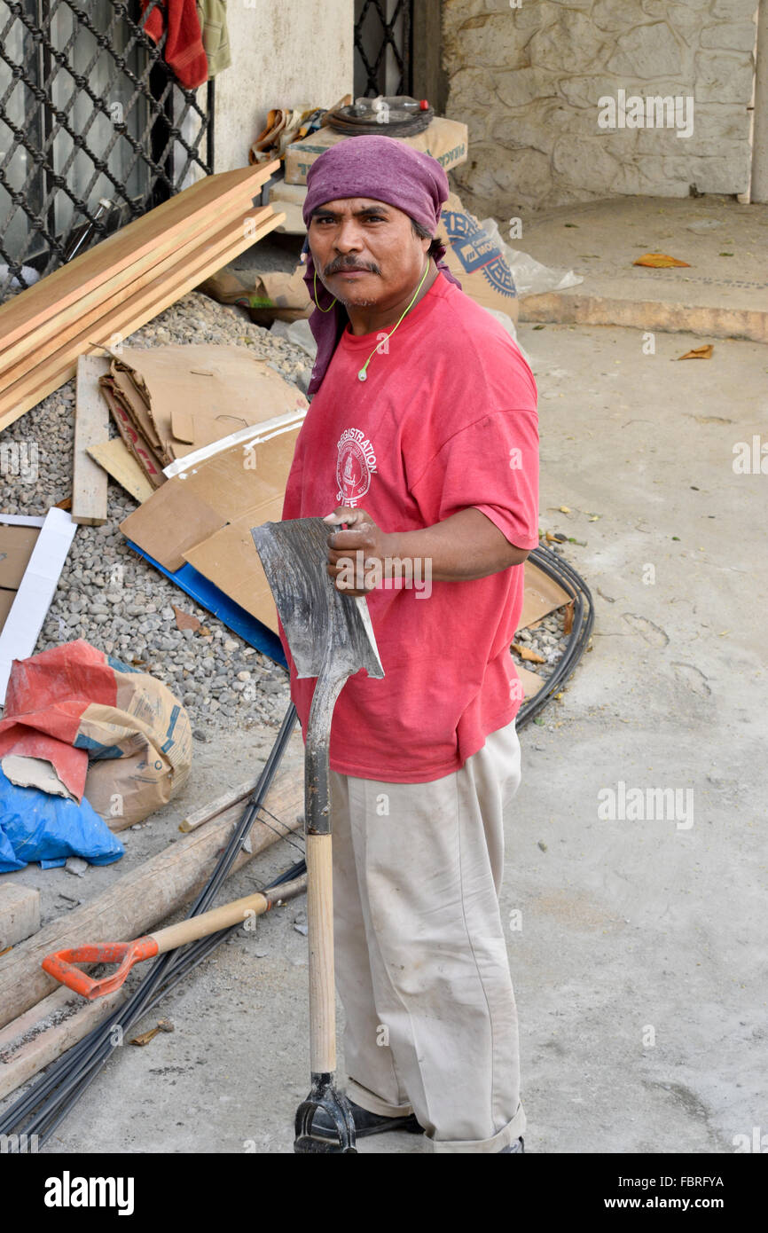 Contractor for home in Acapulco, Mexico Stock Photo - Alamy
