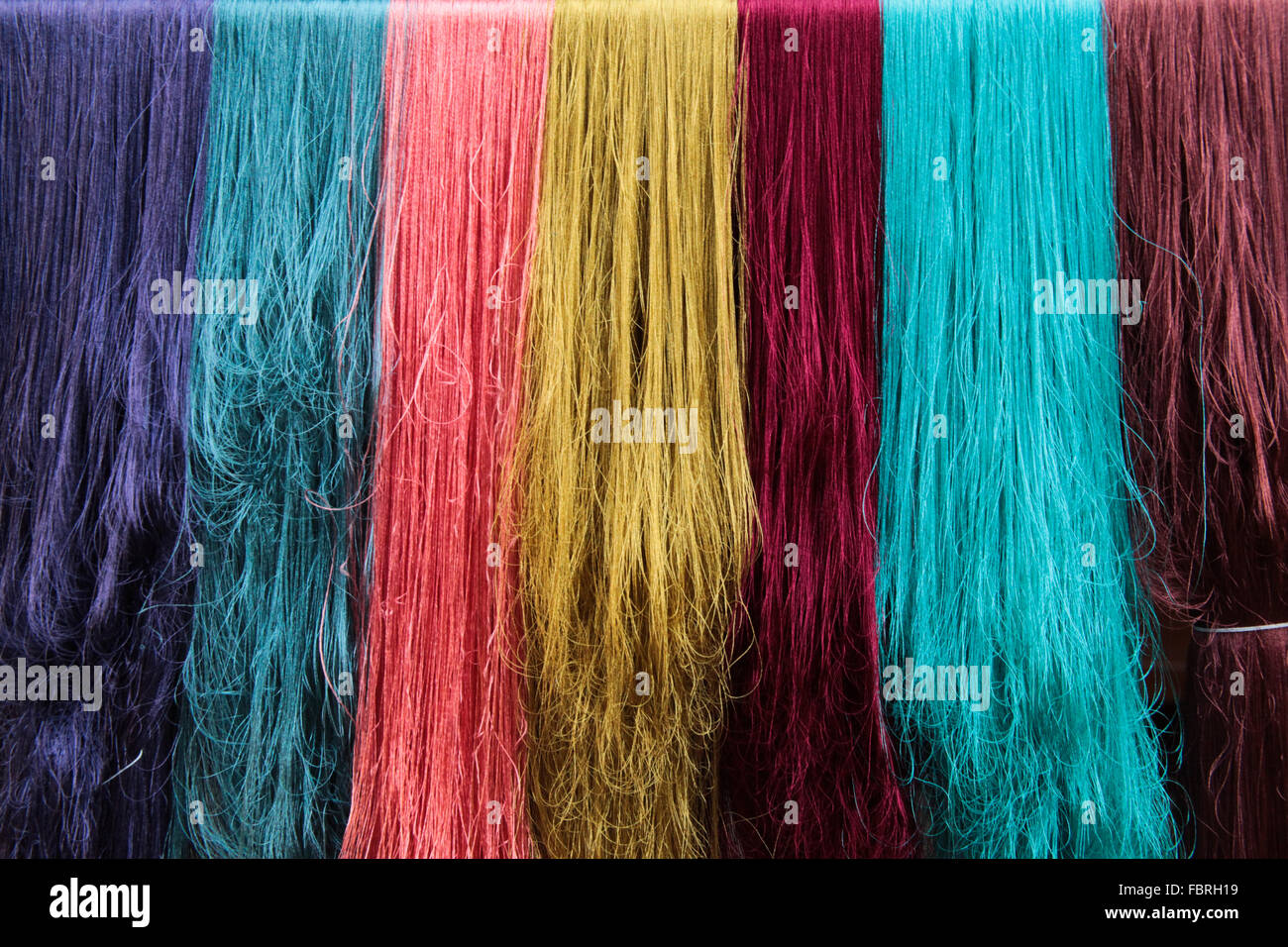 Colored silks hi-res stock photography and images - Alamy