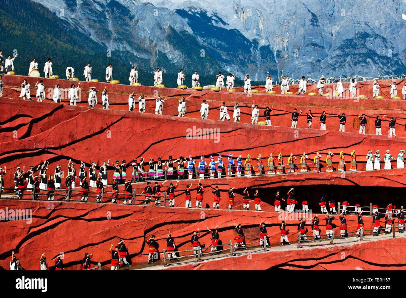 Jade Dragon Snow Mountain,Ethnicity show designed by Mr Li Jing Yenxung ...