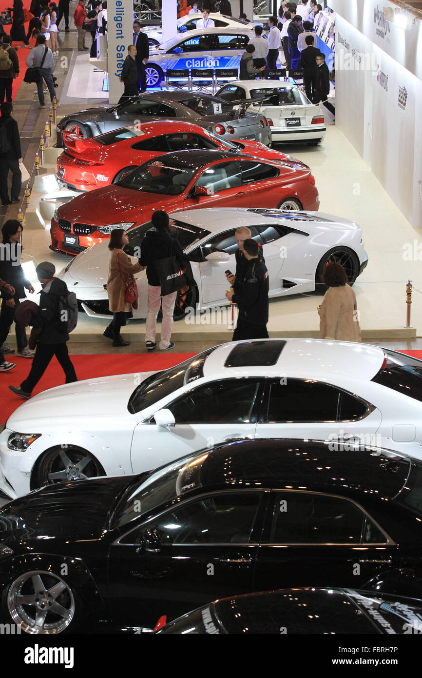 More than 800 custom cars are displayed at Tokyo Auto Salon 2016 at ...