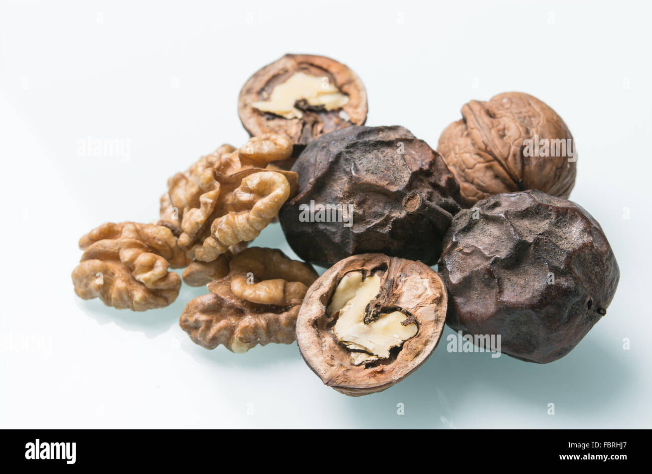 natural walnut in shell Stock Photo - Alamy