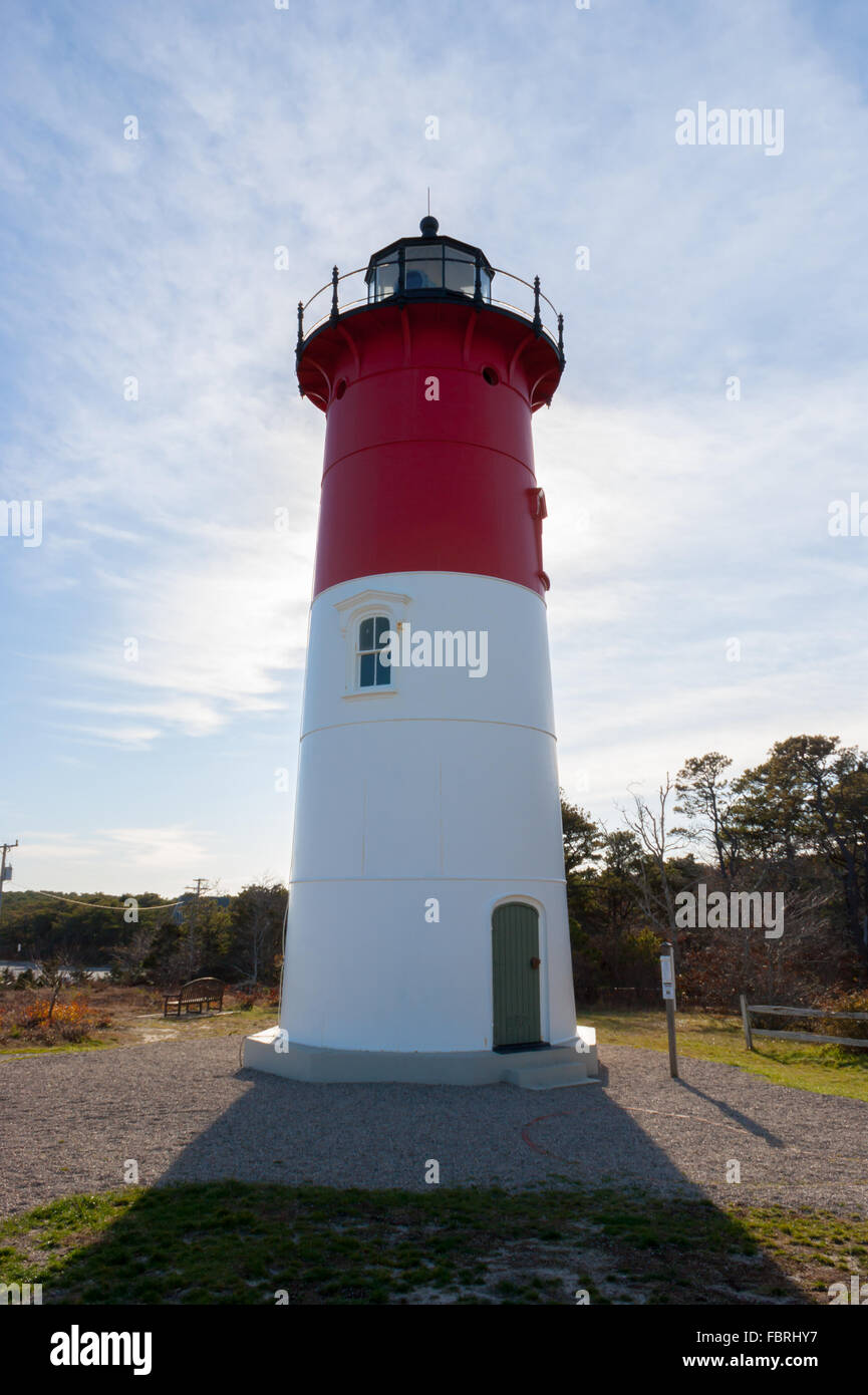 Nauset Light , a landmark lighthouse located along the Cape Cod ...