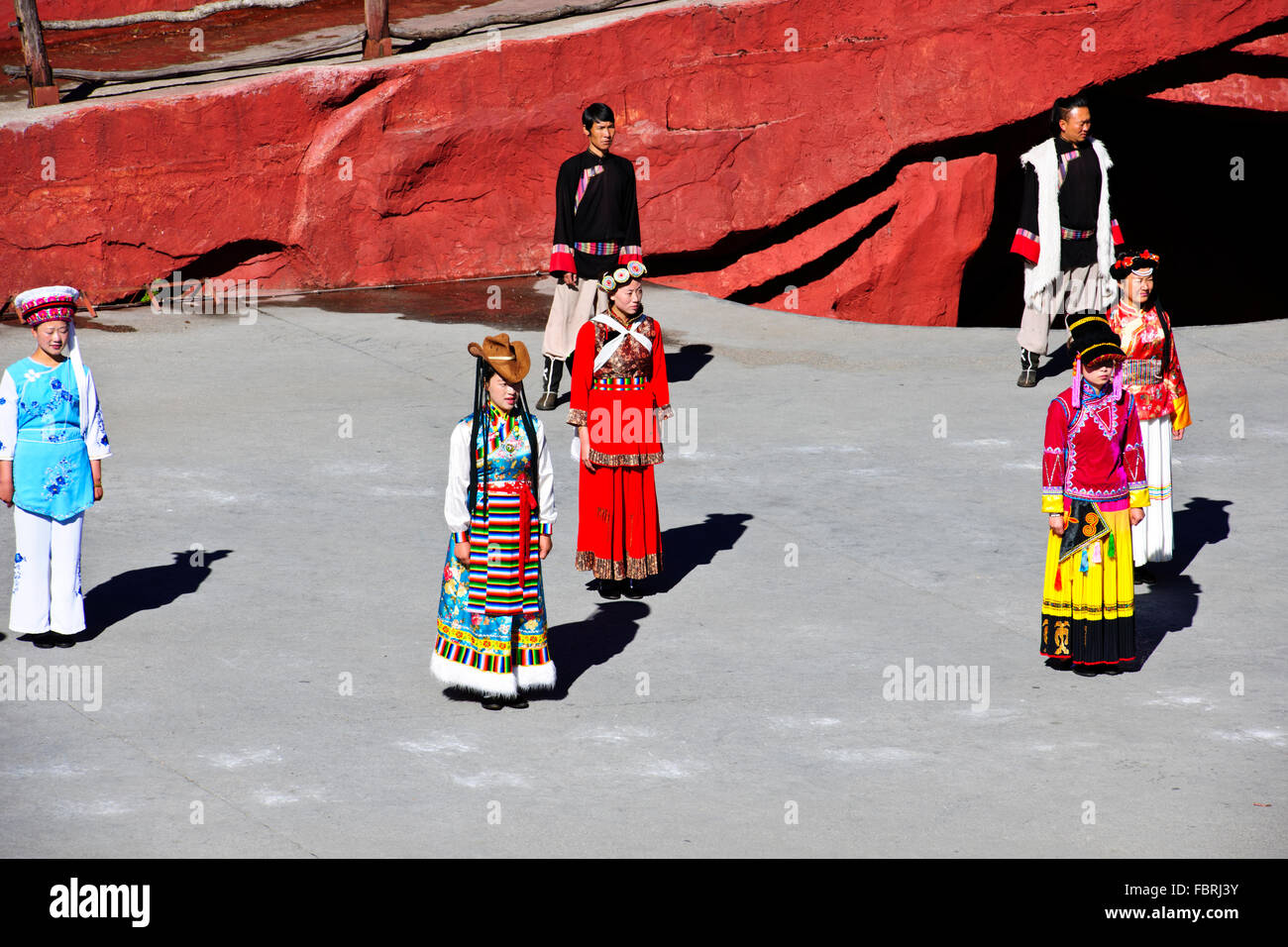 Jade Dragon Snow Mountain,Ethnicity show designed by Mr Li Jing Yenxung ...