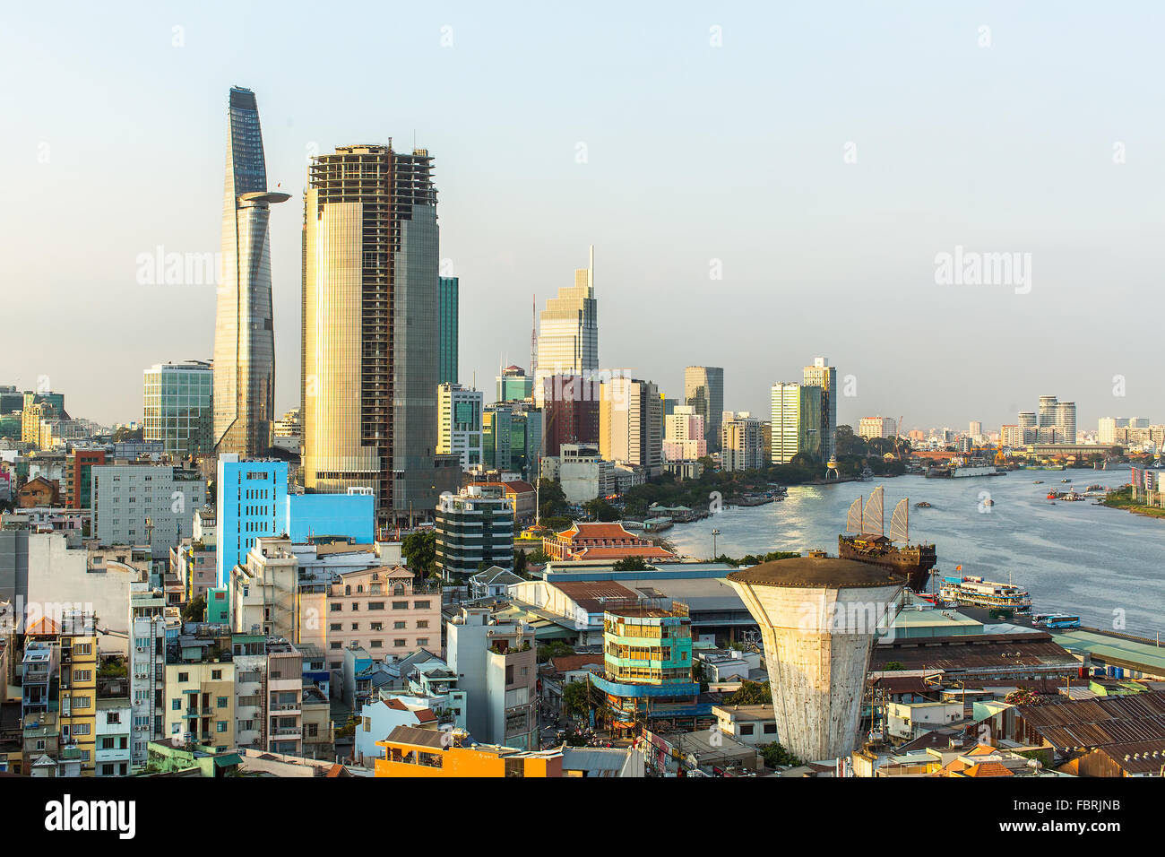 Top view of Ho Chi Minh City (Saigon), Vietnam Stock Photo - Alamy