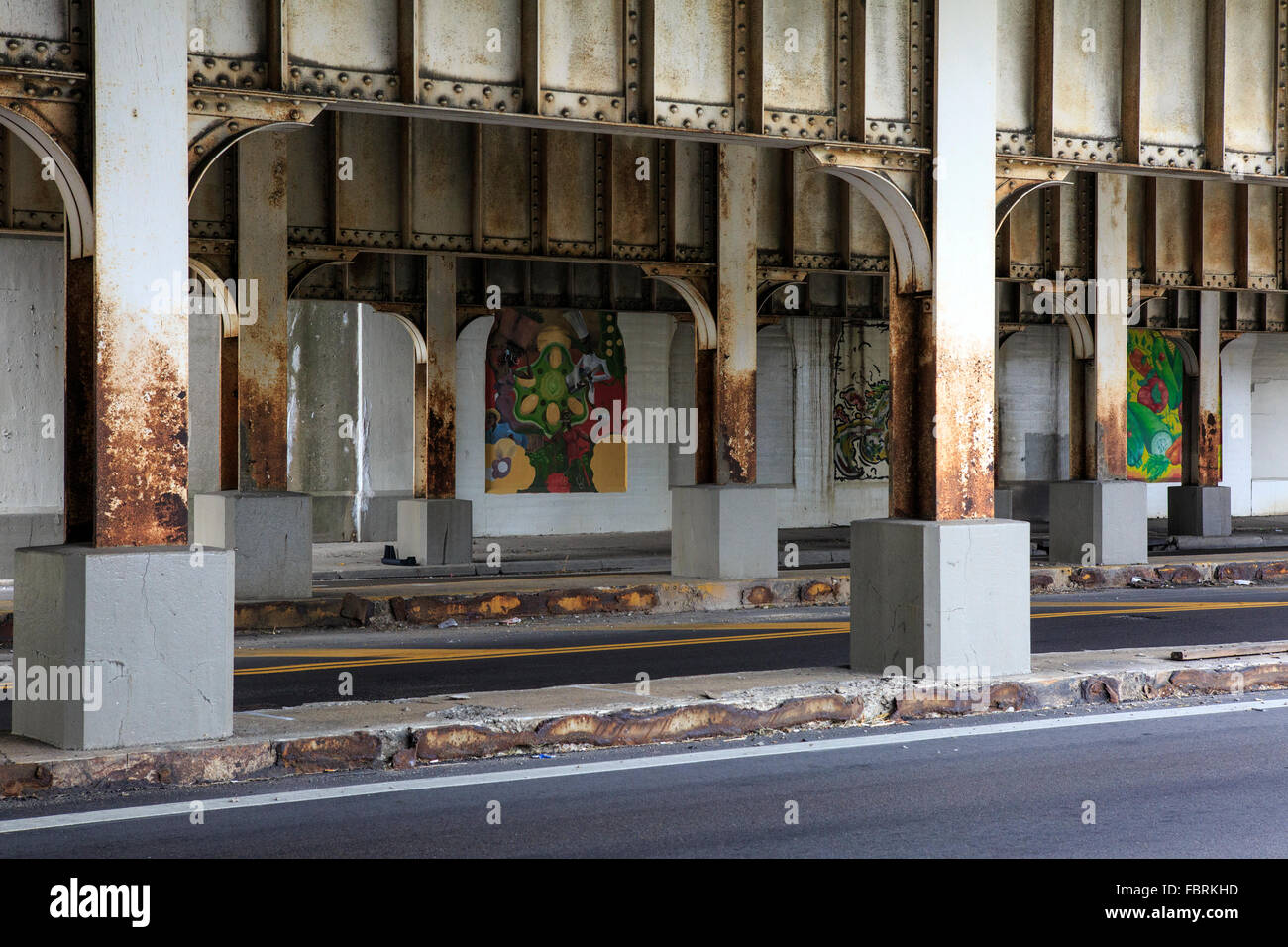 Old, weathered street underpass Stock Photo - Alamy