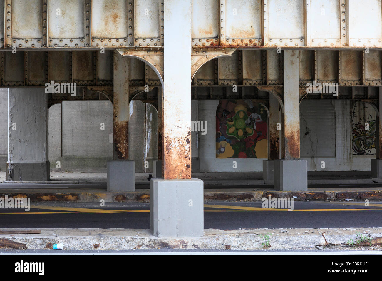 Old, weathered street underpass Stock Photo - Alamy