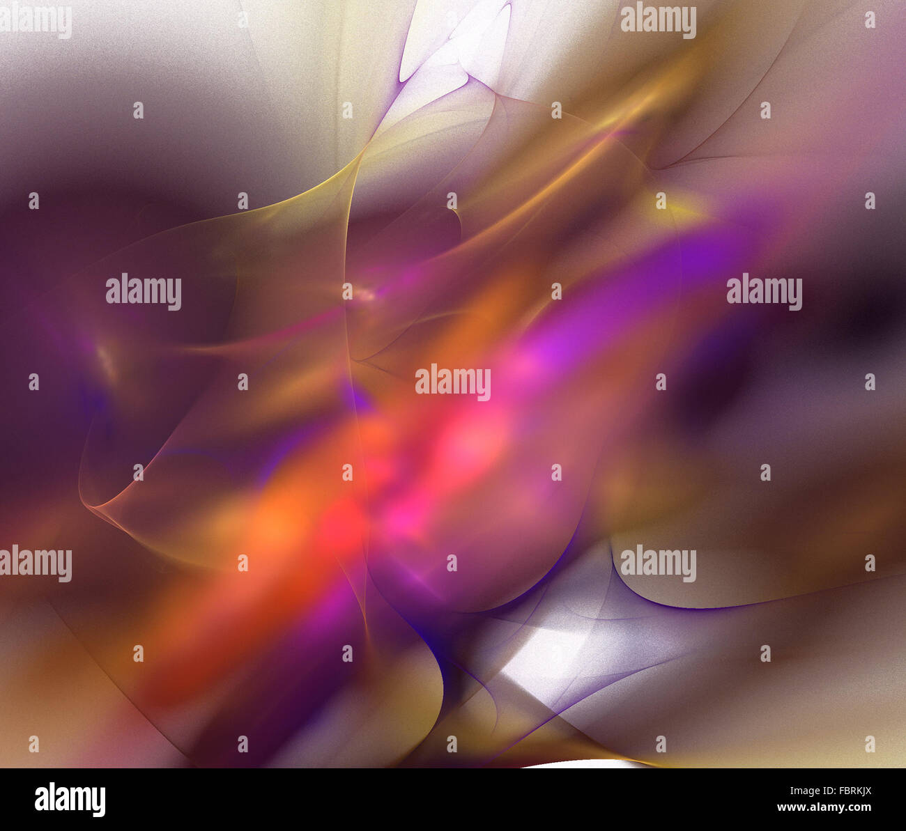 digital fractal on white background Stock Photo - Alamy