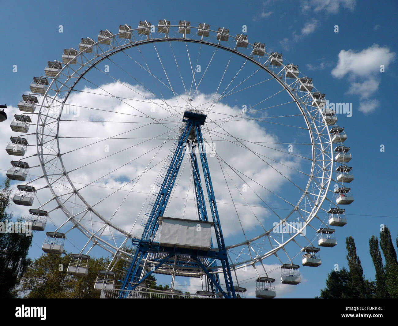 Ferris wheel at dry sunny day Stock Photo - Alamy