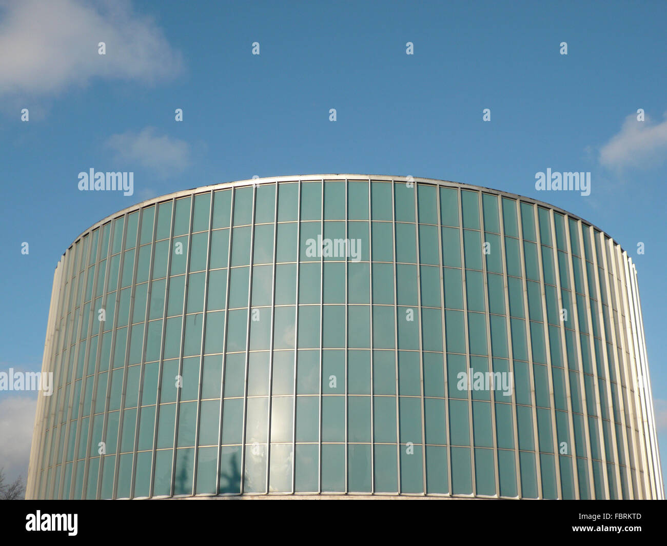 round building Borodino Panorama museum at dry sunny day Stock Photo ...