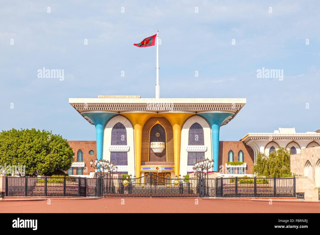 Al Alam palace in Muscat, Oman Stock Photo - Alamy