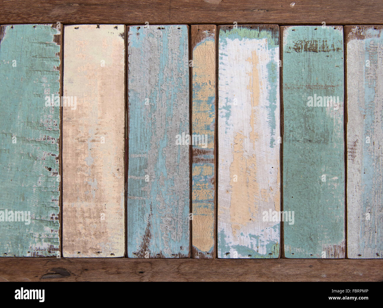 Old color wood plank texture and background Stock Photo - Alamy