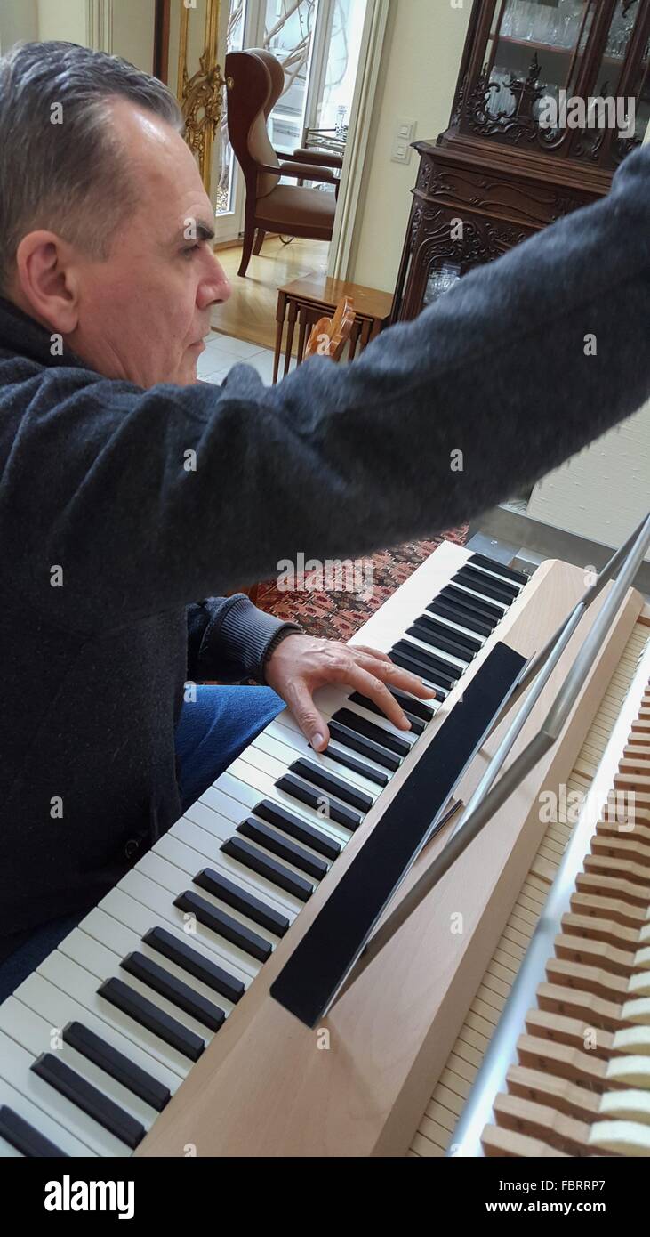 An open piano in new technology - David Klavins - December 2015 Stock ...