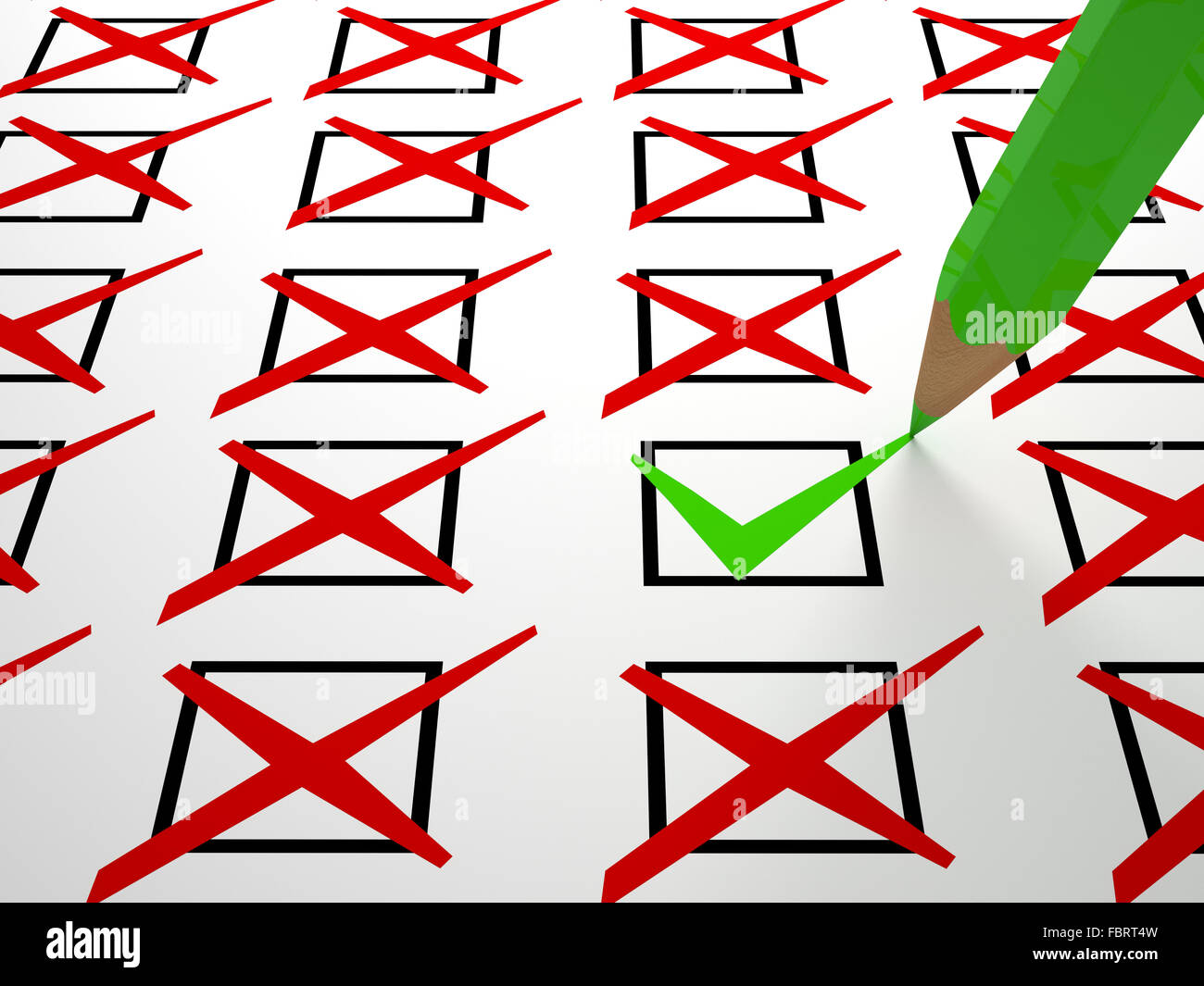 check box on white business background Stock Photo - Alamy