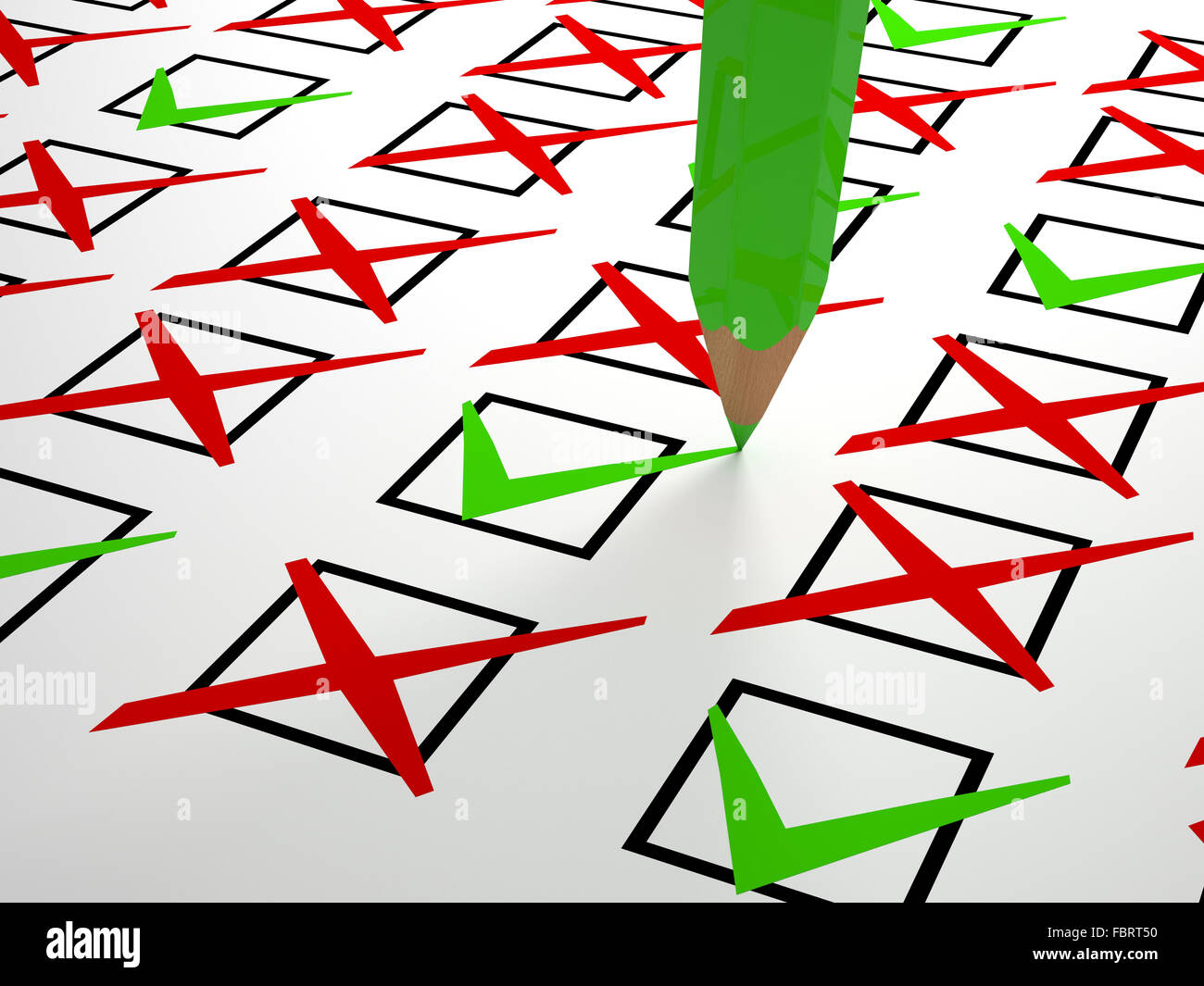 check box on white business background Stock Photo - Alamy