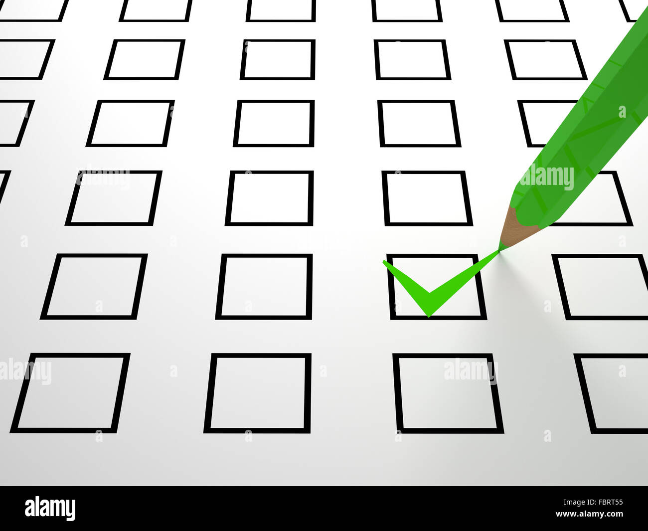 check box on white business background Stock Photo - Alamy