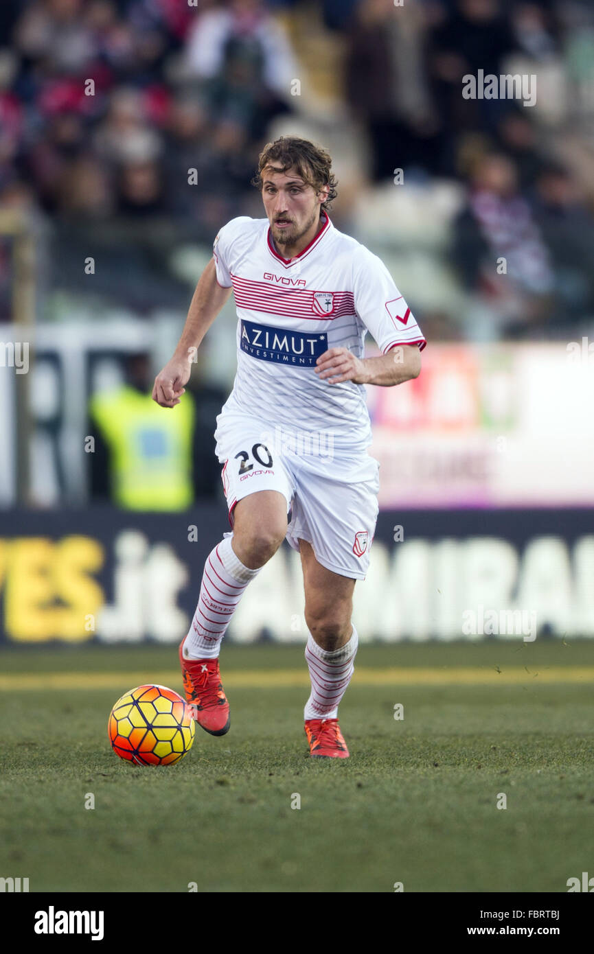 Modena, Italy. 17th Jan, 2016. Lorenzo Lollo (Carpi) Football/Soccer ...