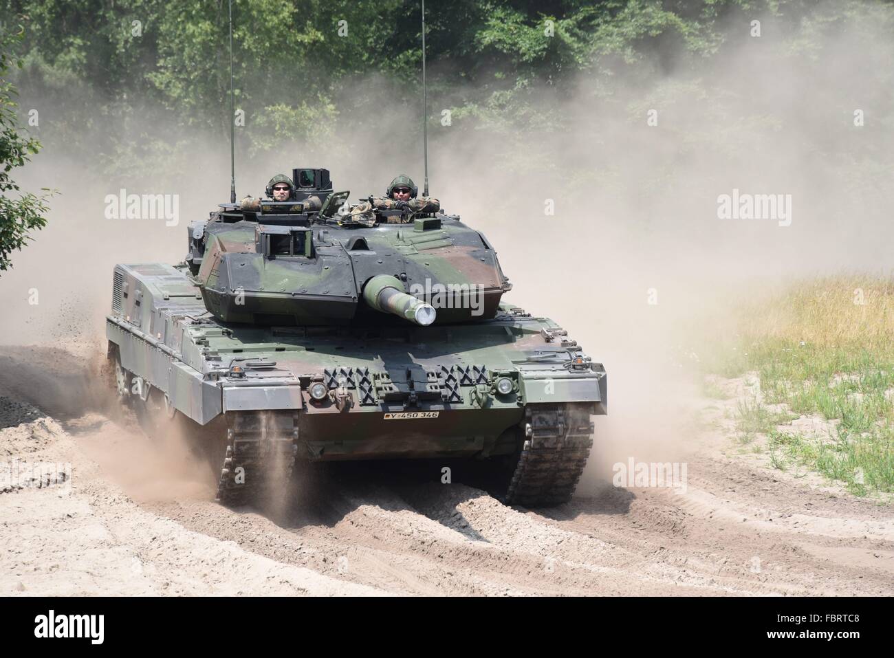Leopard 2A7 Main Battle Tank of 2nd Company, 203rd Armor Battalion ...