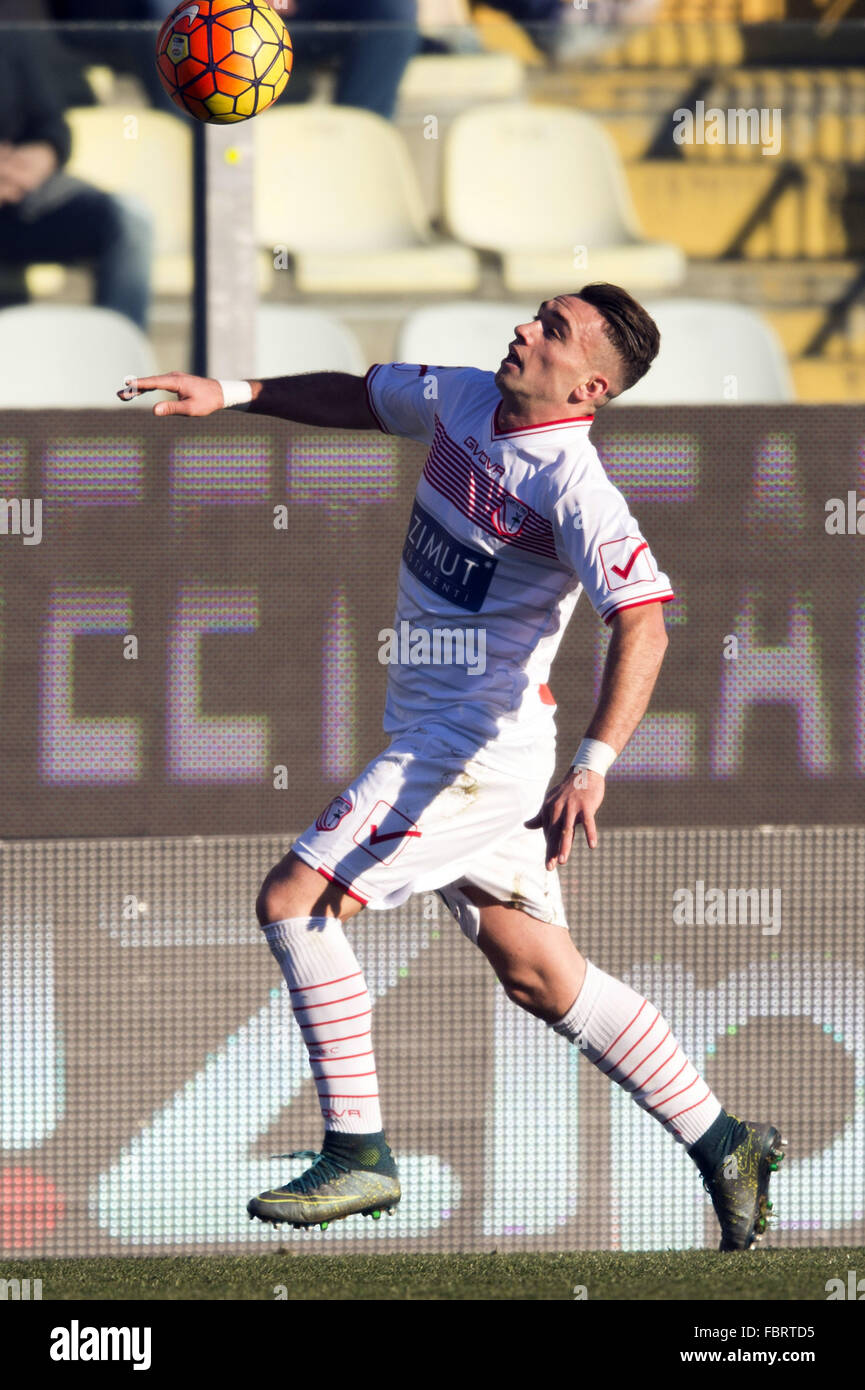Modena, Italy. 17th Jan, 2016. Gaetano Letizia (Carpi) Football/Soccer ...