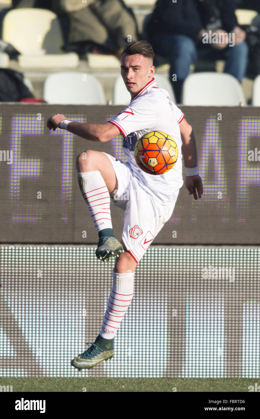 Modena, Italy. 17th Jan, 2016. Gaetano Letizia (Carpi) Football/Soccer ...